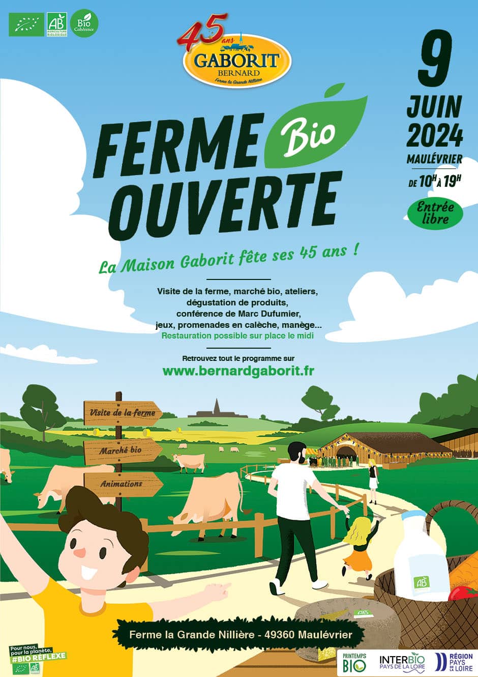 Ferme Bio Ouverte - Dimanche 9 juin 2024 - Bernard Gaborit